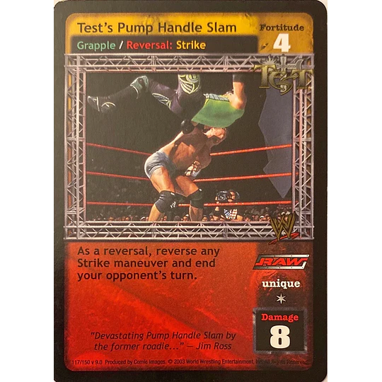 Test's Pump Handle Slam