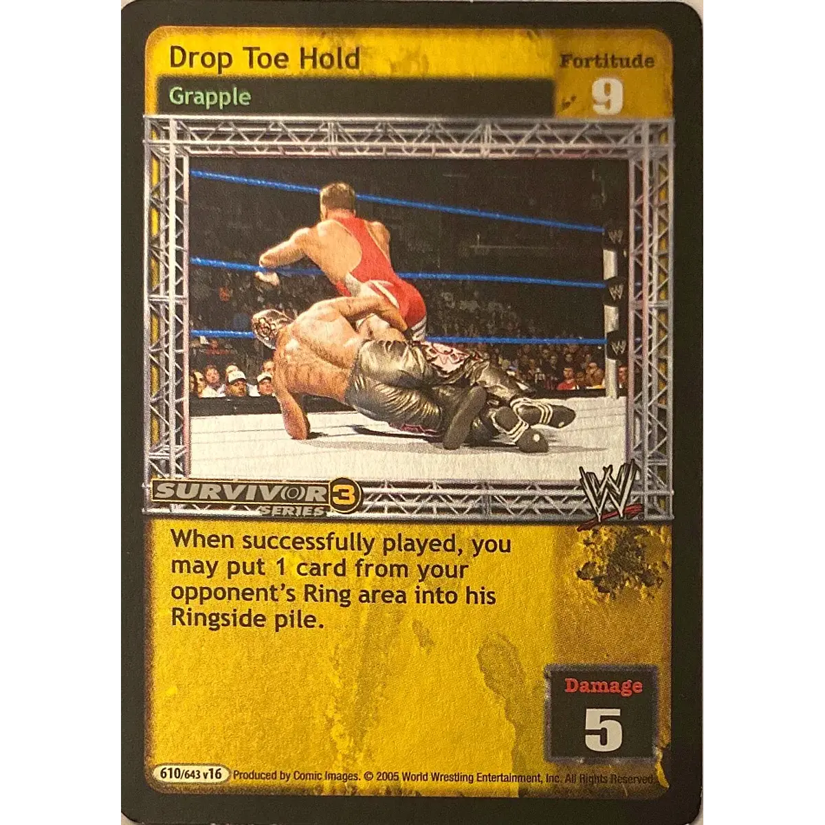 Drop Toe Hold (FOIL) - SS3 | Ready 2 Fight