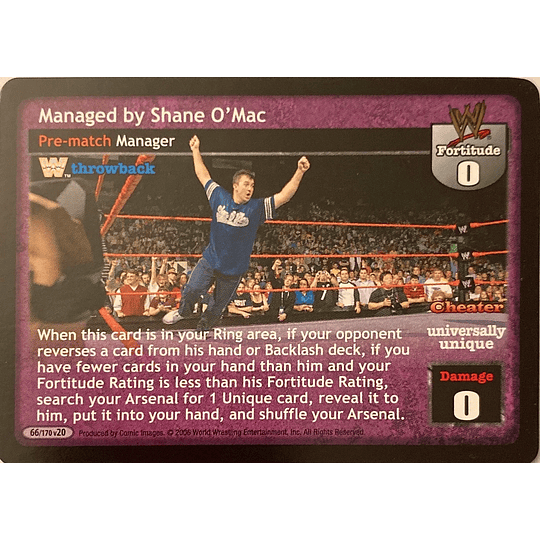 Managed by Shane O'Mac (TB)