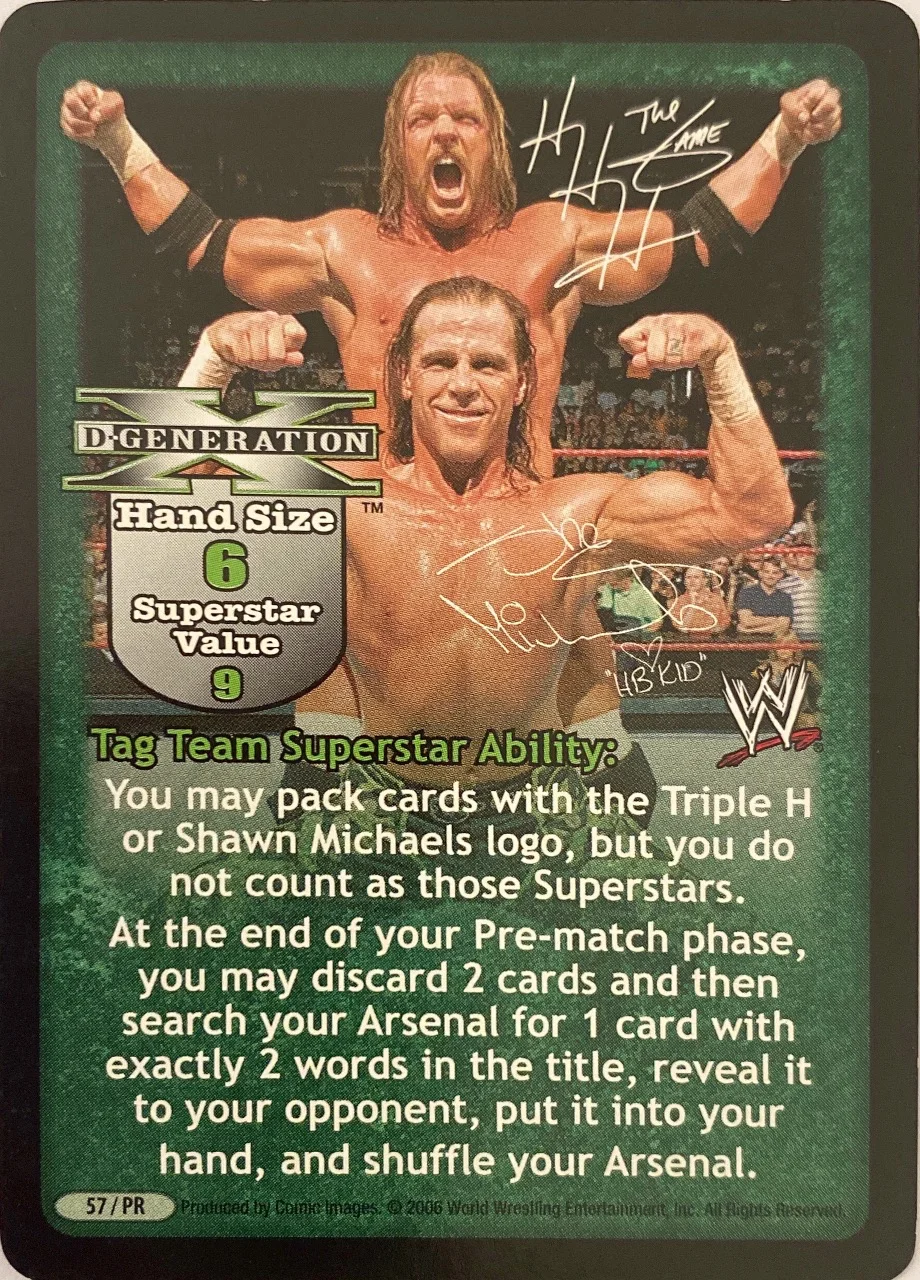 D-Generation X Superstar Card