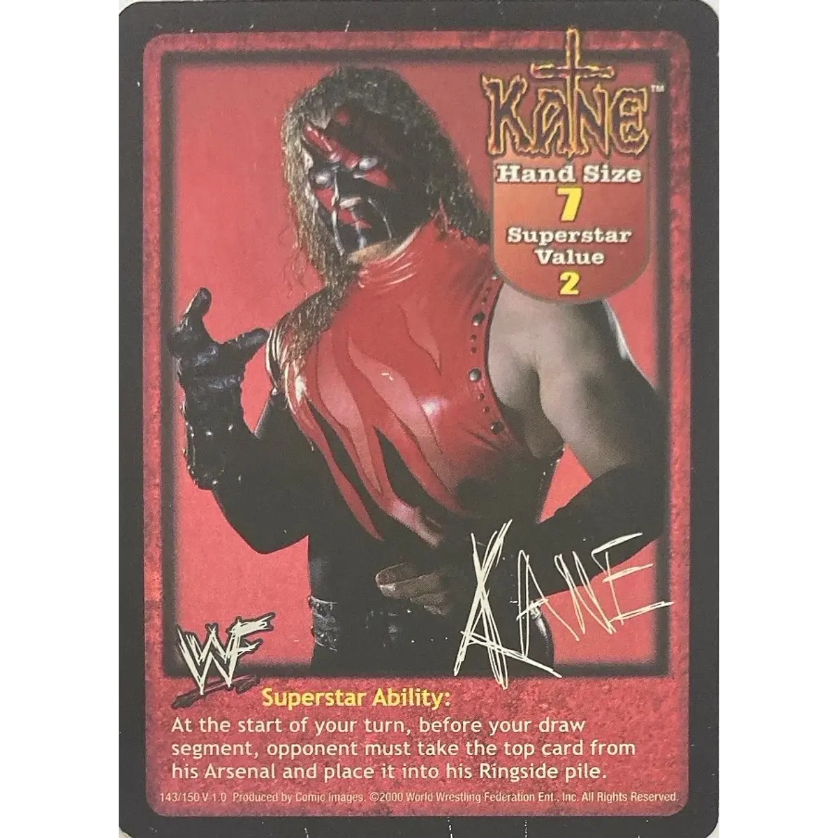 Kane Superstar Card | Ready 2 Fight