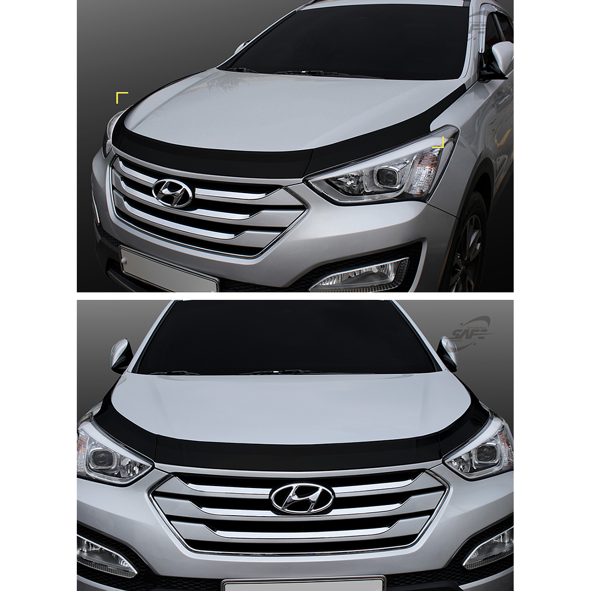 DEFLECTOR NEGRO SANTA FE DM 2013 - 2018