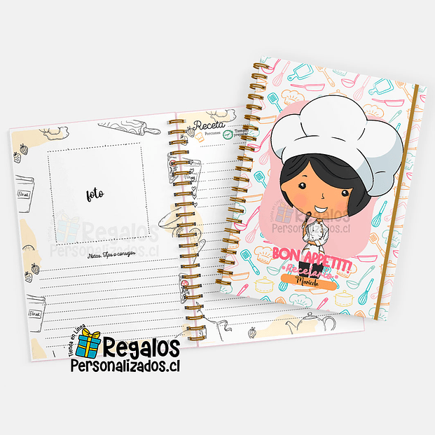 Recetario Chef mujer