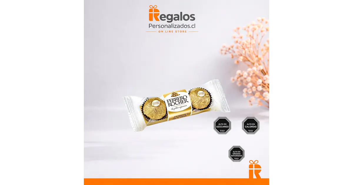 Bombones Ferrero rocher 3 unidades