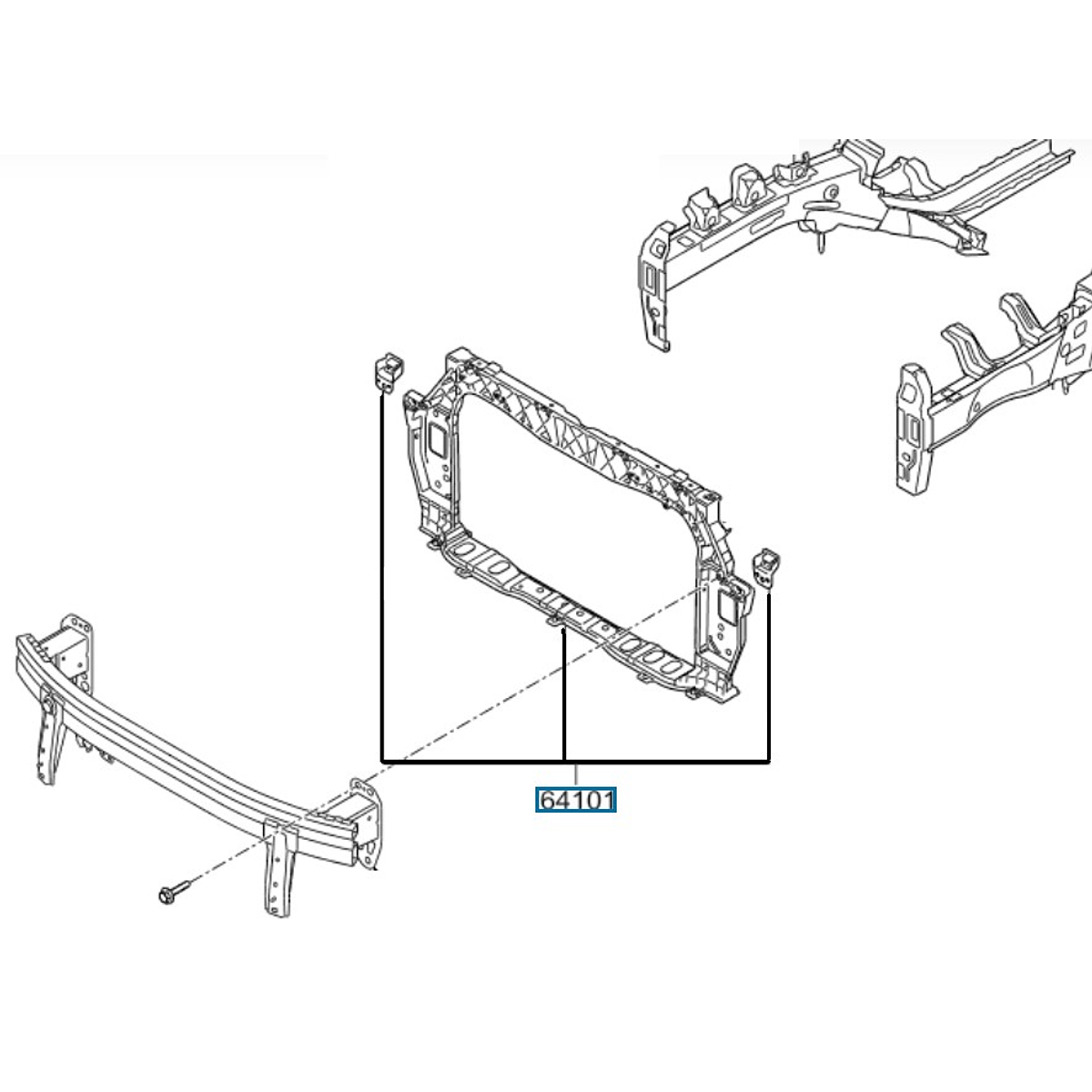 FRONTAL DEL COMPLETO ORIGINAL KIA RIO 2011-2018