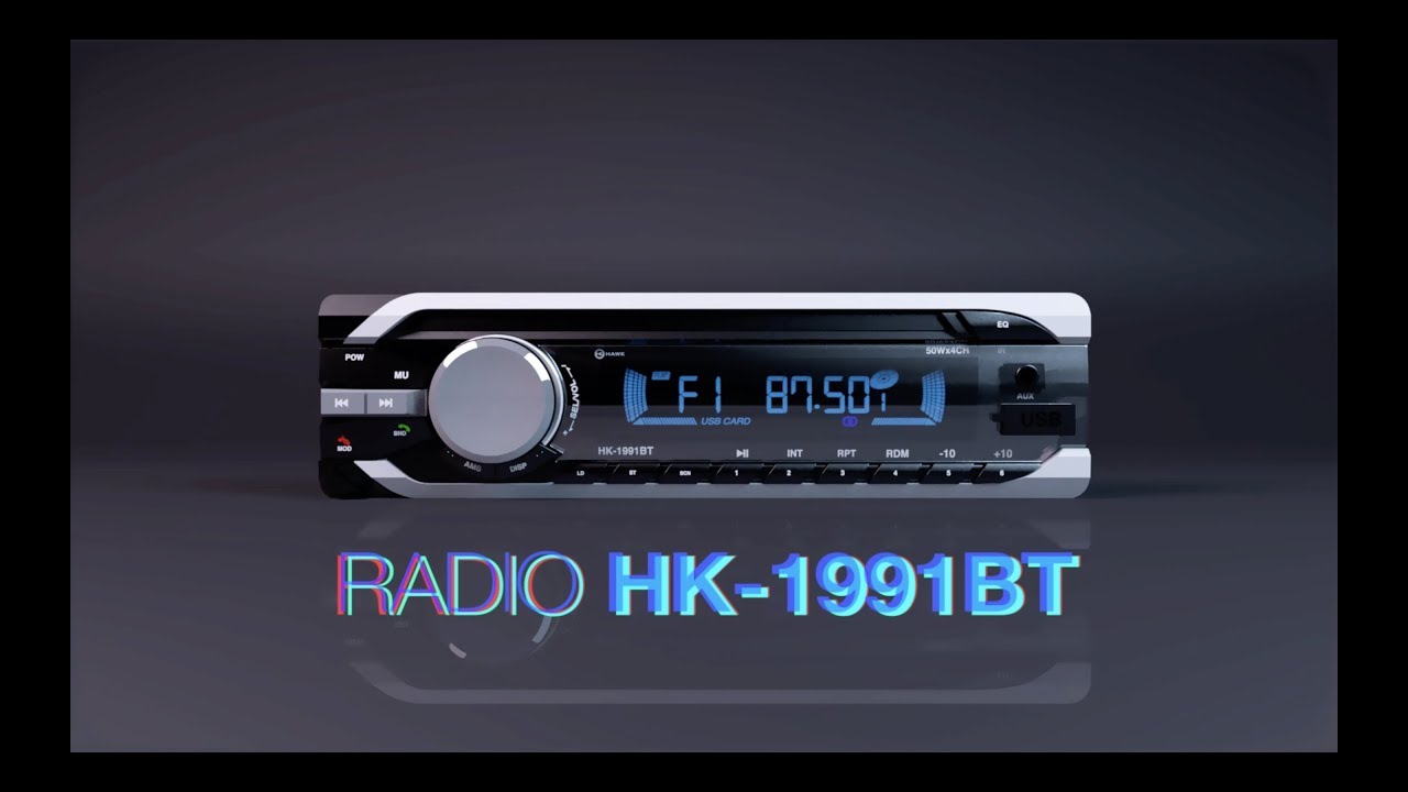 RADIO HAWK PANEL DESMONTABLE,BLUETOOTH,AUX
