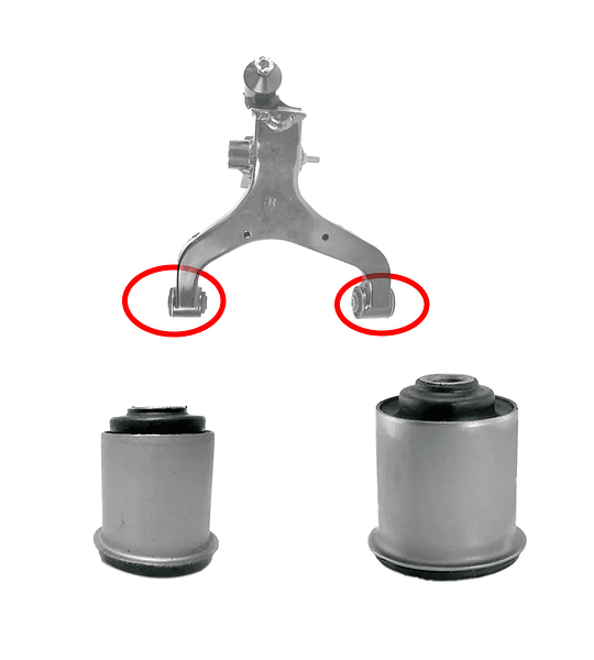 Bujes Bandeja Inferior Actyon y Actyon Sport 11-17 Corea