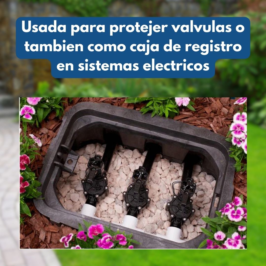 Caja de Valvulas Rectangular 370x500 Standard - Irritec