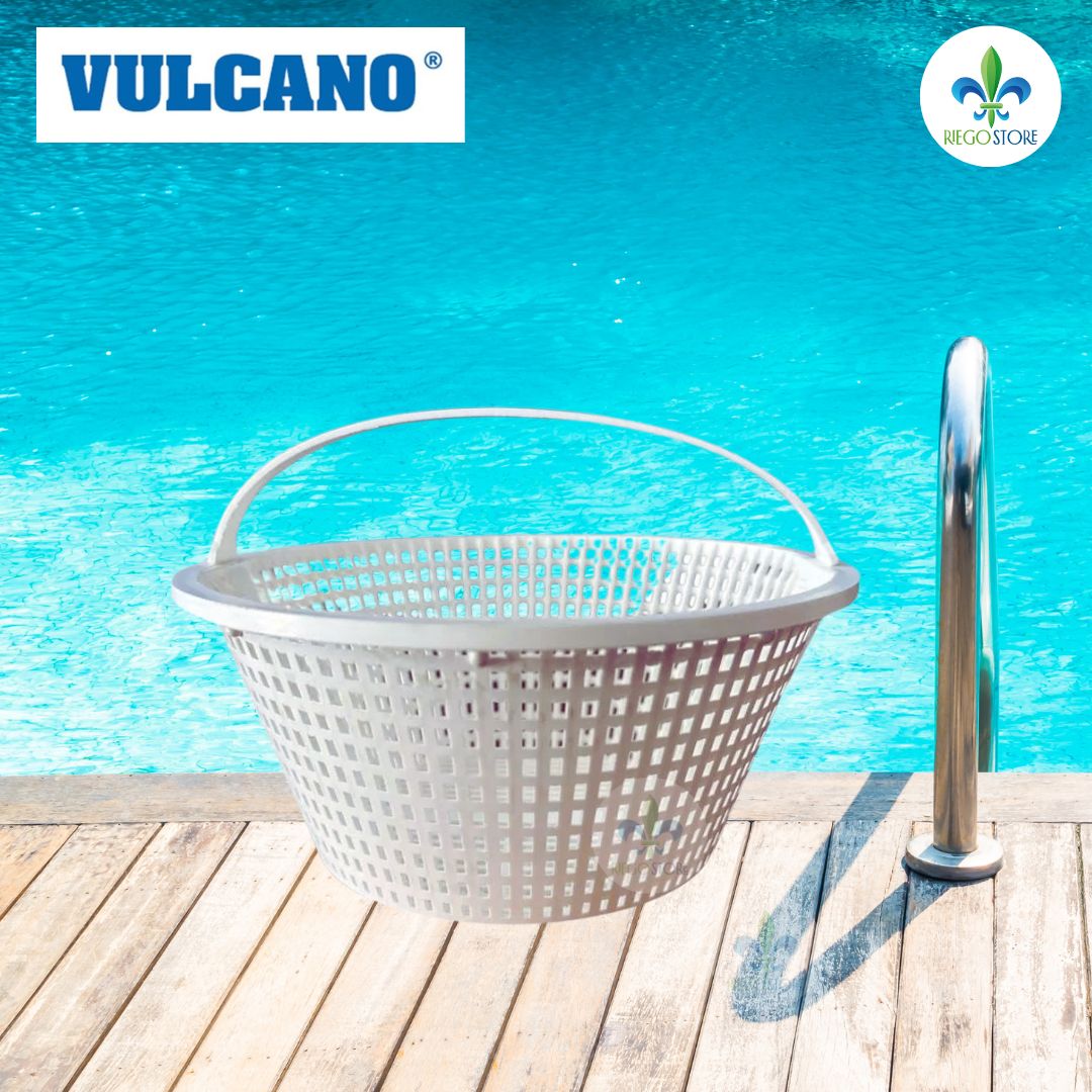 Canasto con manija para skimmer - Vulcano