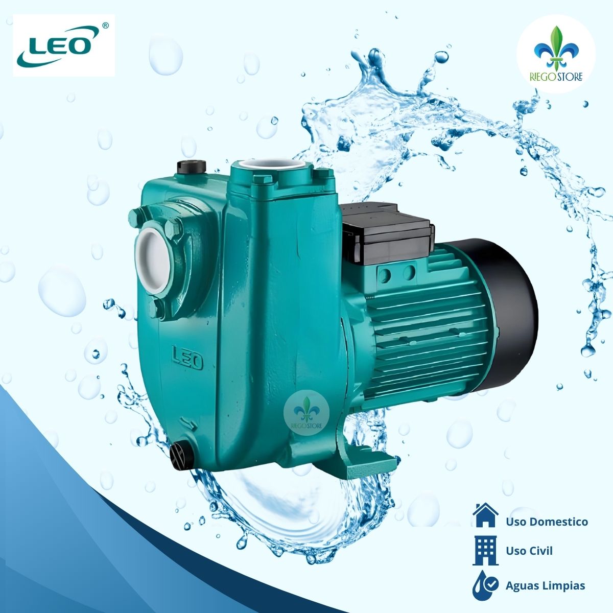 Bomba Autocebante XHSM2000 2.0 HP 220V - LEO