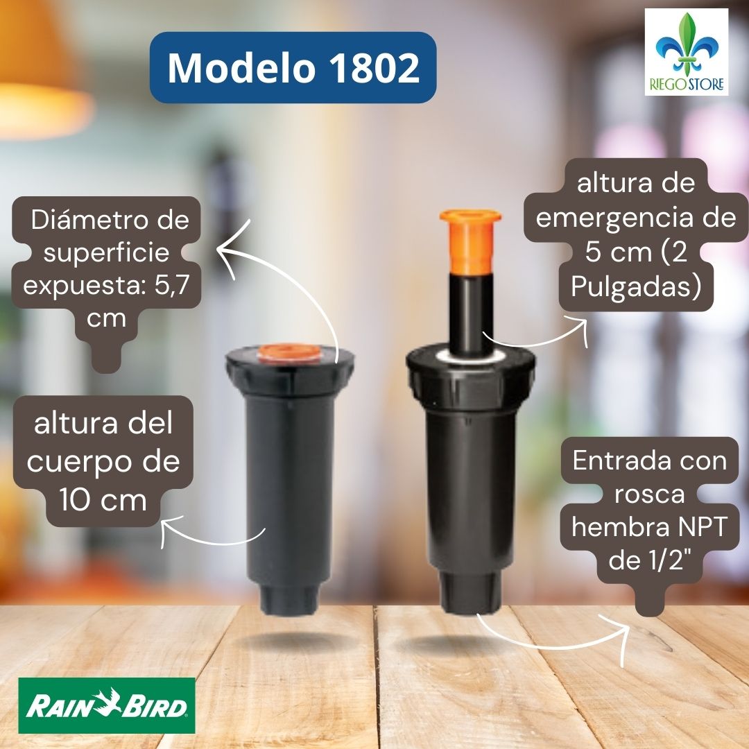 Cuerpo pop up 1802 (kit 2un) - Rain Bird