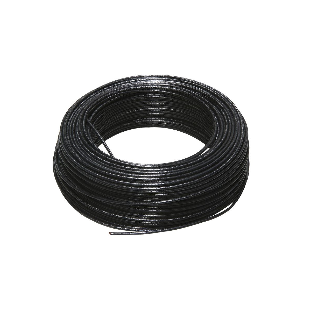 Rollo 100mt cable thhn 14 negro | Rielec Limitada