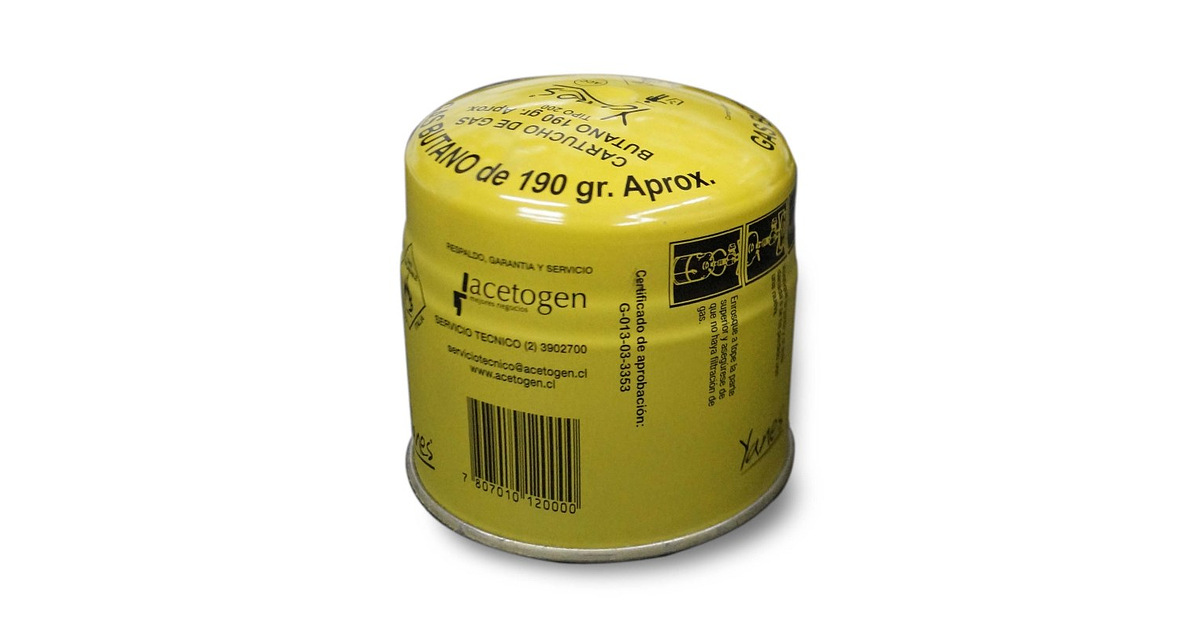 Recarga gas 190grs