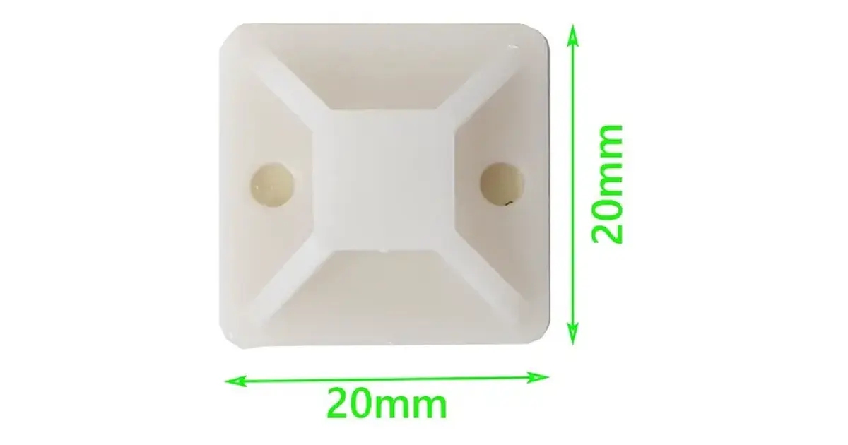 Base adhesiva damb10 20x20mm2