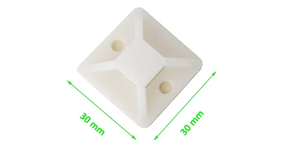 Base adhesiva 30x30 mm