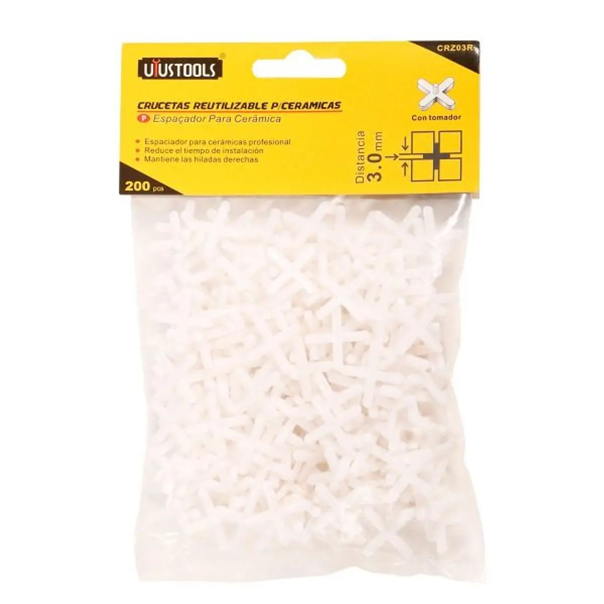 Crucetas Reutilizable Para Ceramicas 3Mm 200Un/Set Uyusto... | Rielec ...