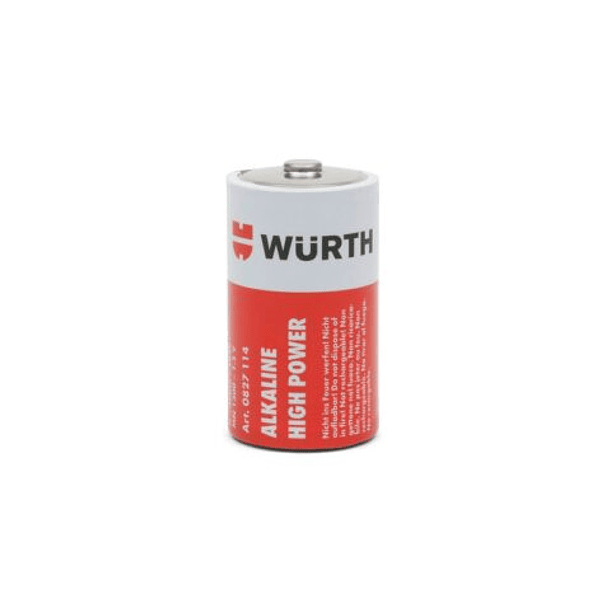 Pila Alcalina Tipo C Wurth | Rielec Limitada