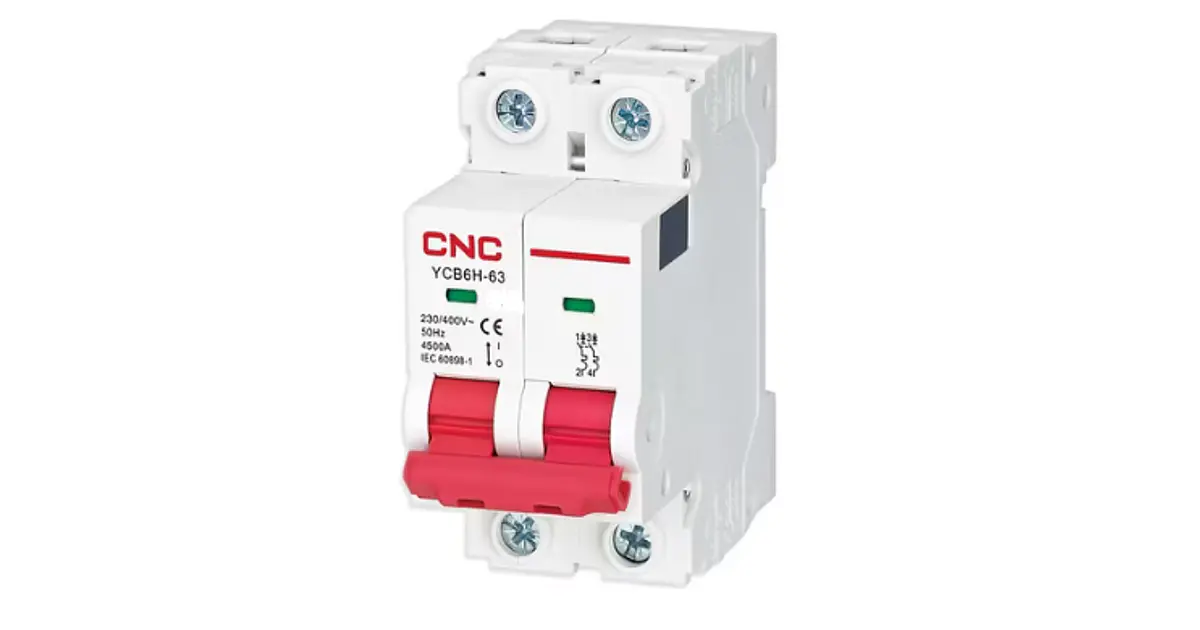 Dc Breaker 2x50A 550Vdc Cnc