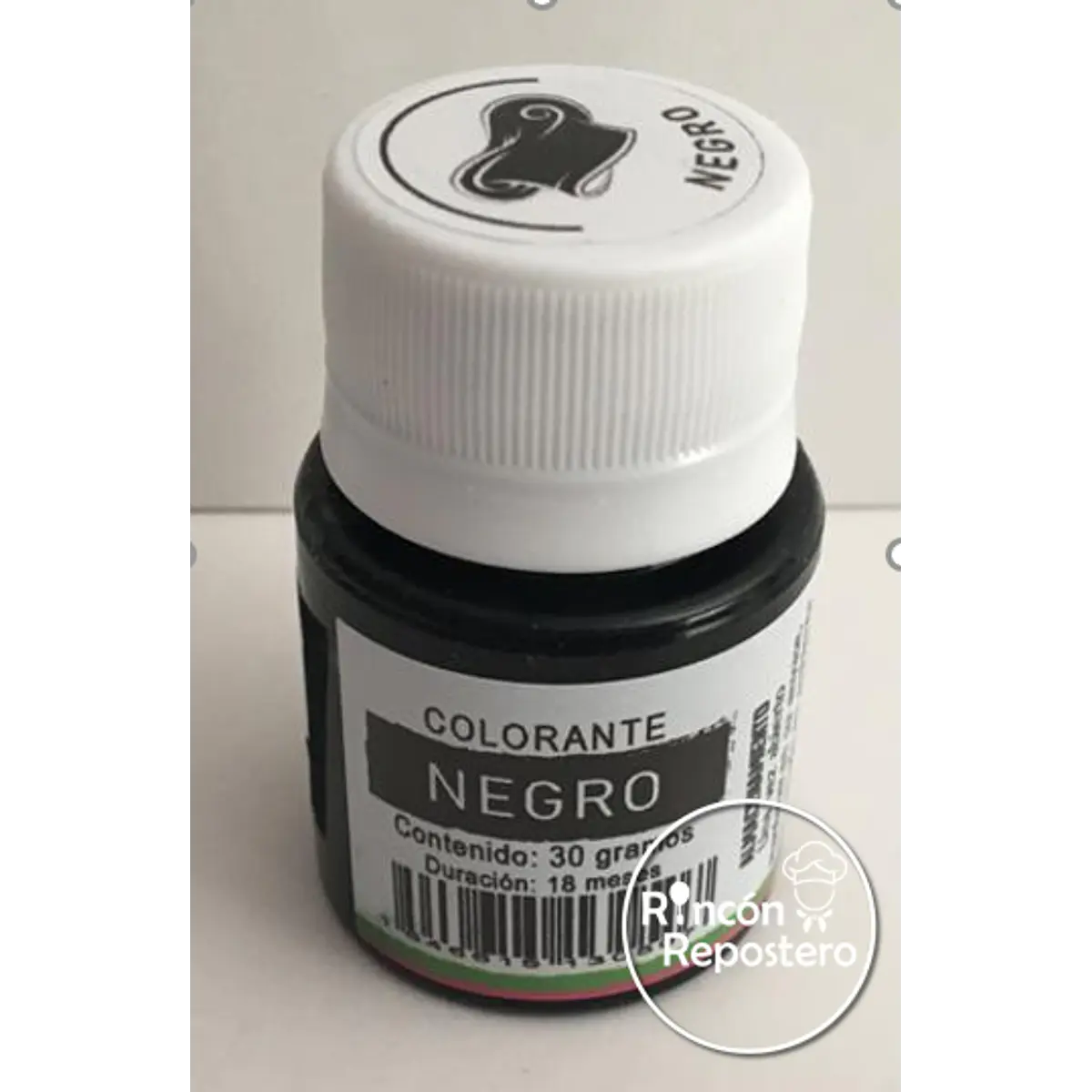 Colorante Gel 30[gr] color Negro Kreatortas