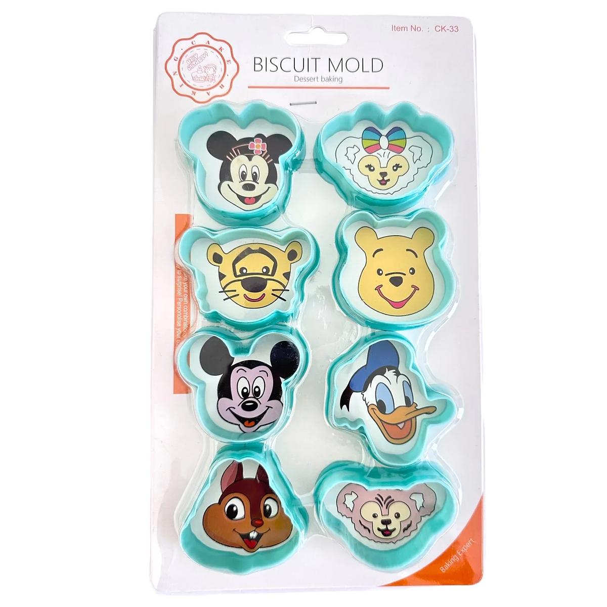 Set cortadores figuras Disney