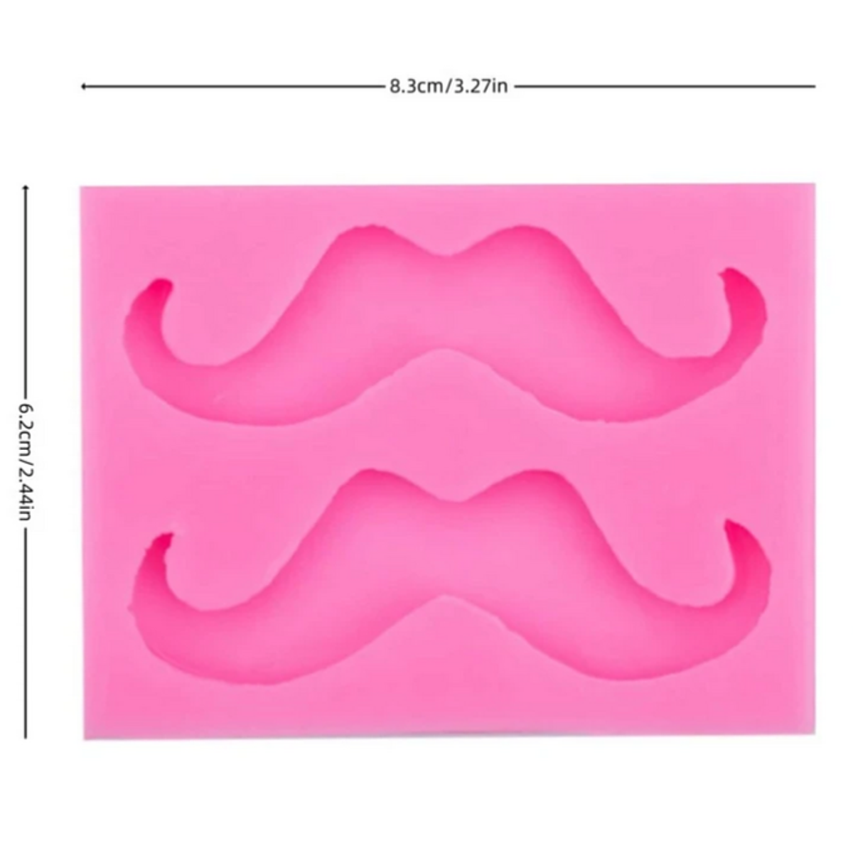 Molde silicona Bigotes