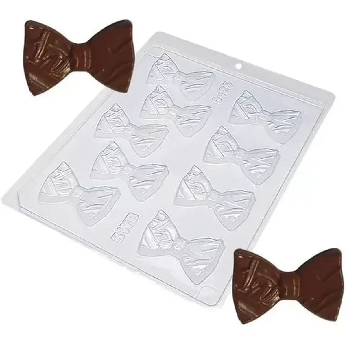 Molde Corbatines chocolate