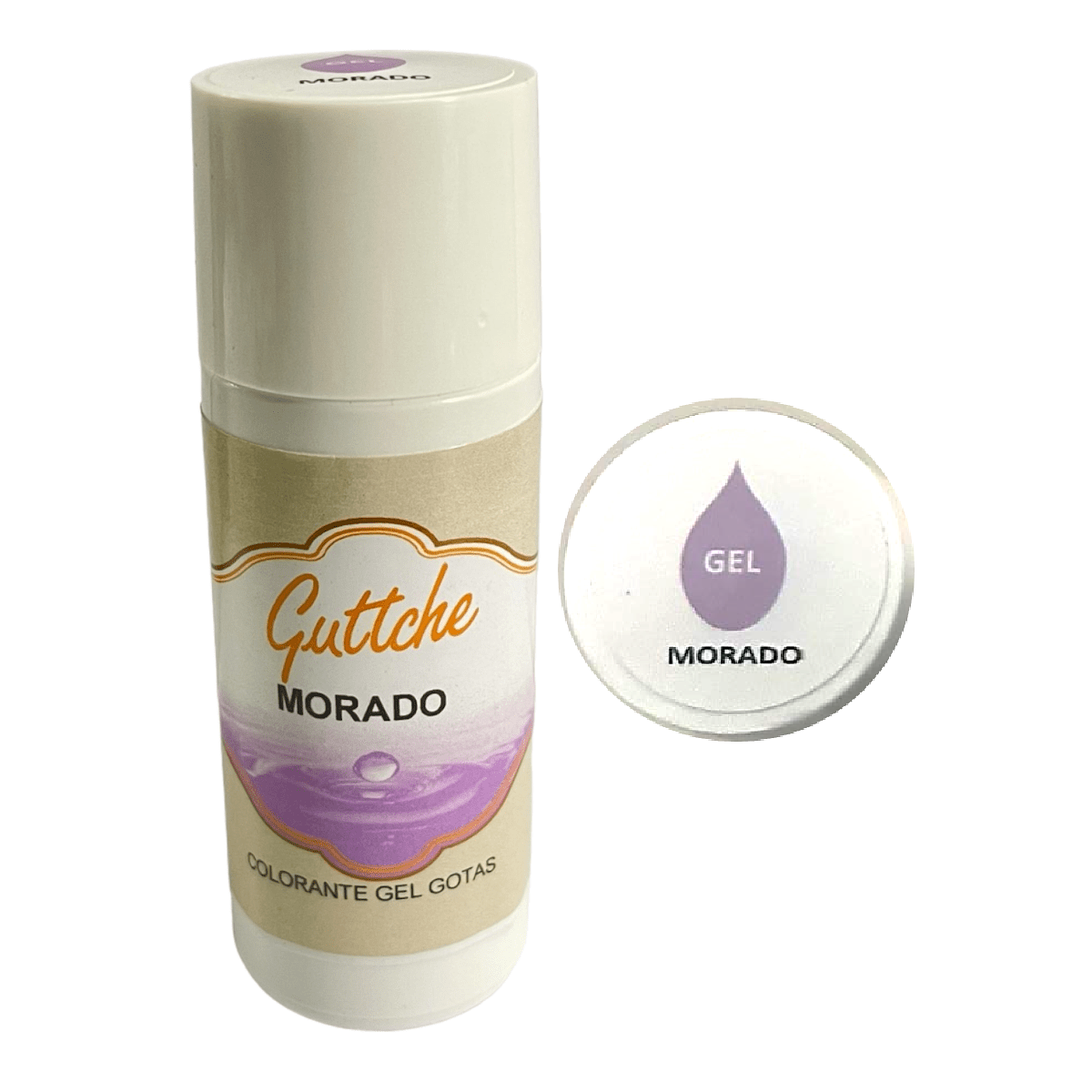 Colorante Gel Gotas 20[gr] color Morado Guttche