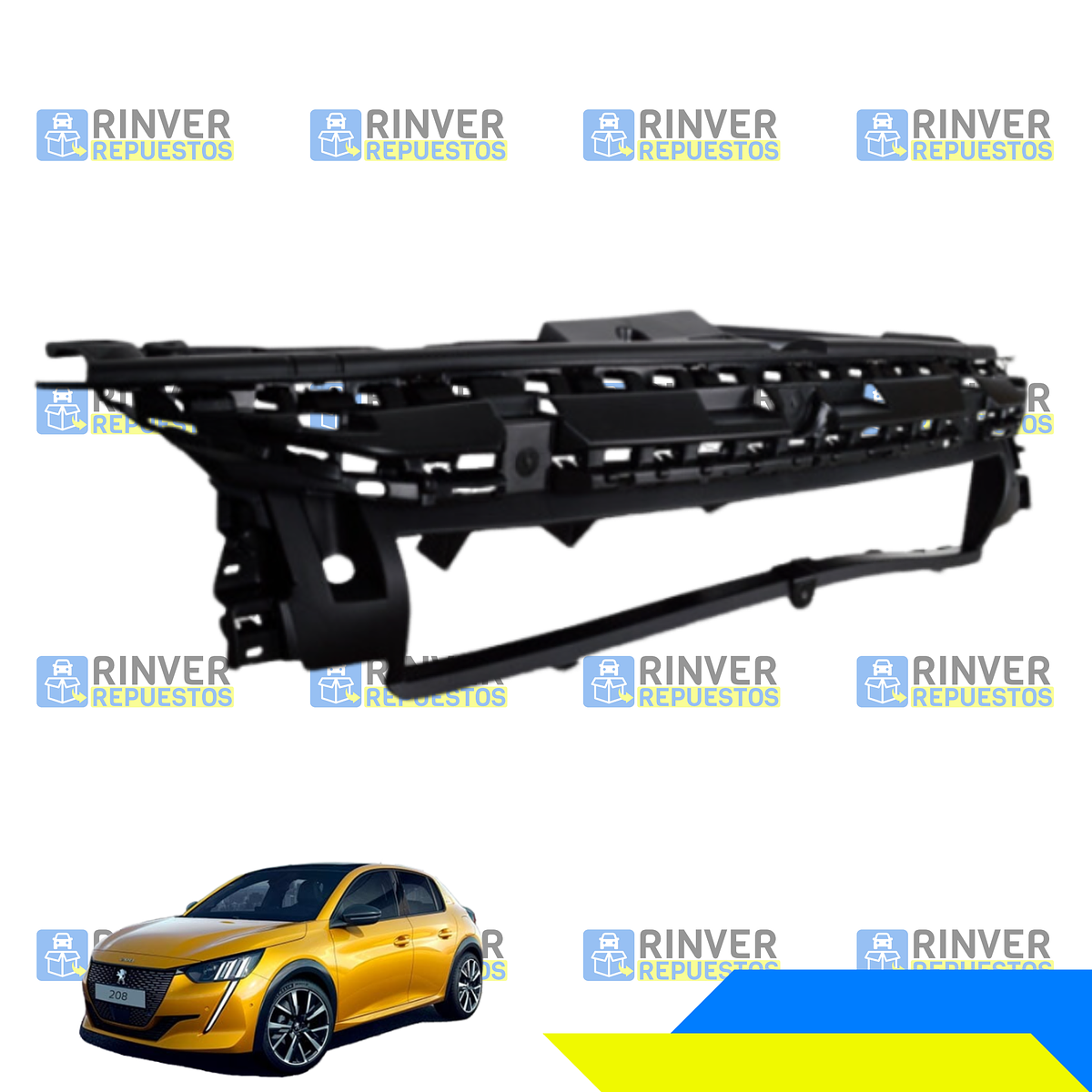 Frontal Cubre Chapa de Capot Peugeot 208 2021-2024