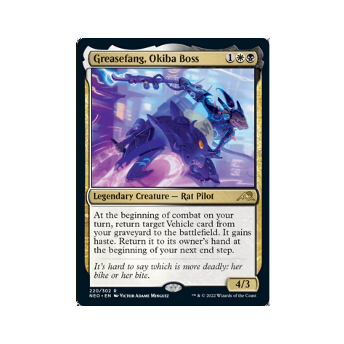 Greasefang, Okiba Boss #220