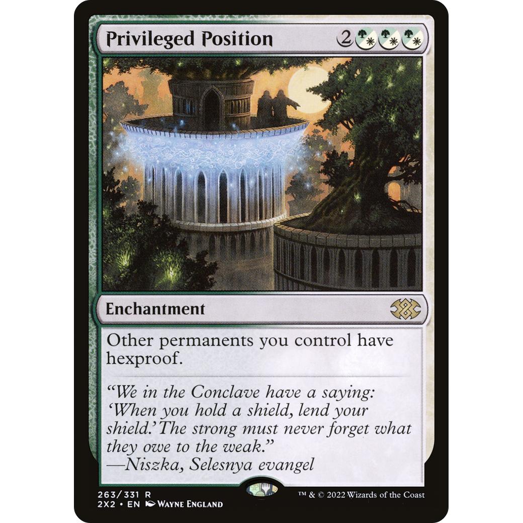 Privileged Position #263