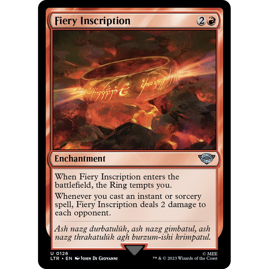 Fiery Inscription #126