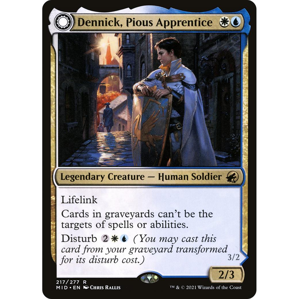 Dennick, Pious Apprentice // Dennick, Pious Apparition #217