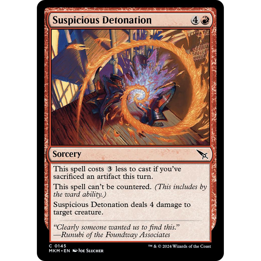 Suspicious Detonation #145