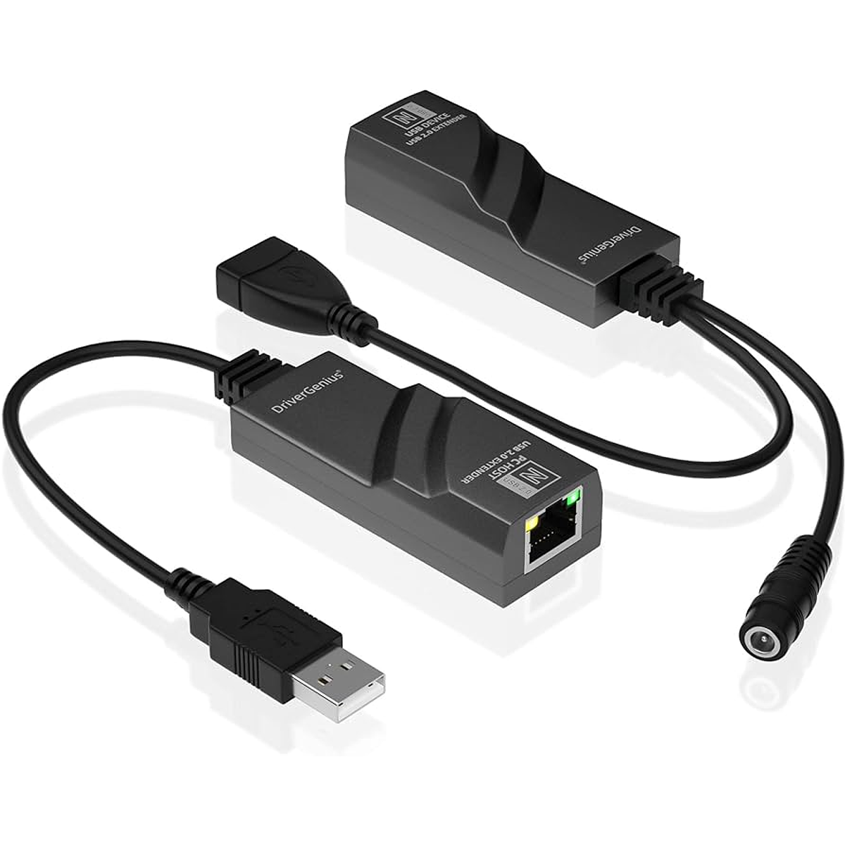 EXTENSOR USB 2.0 POR RJ45 ENERGIZADO PREMIUM, HASTA 100 METR