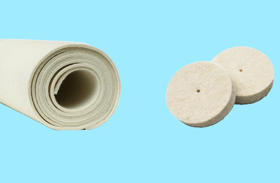 Existen varios tipos de fieltro, cada uno con característica