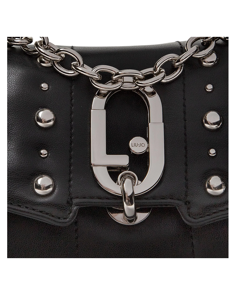 Mala de Ombro / Crossbody com Tachas Preto - Liu Jo