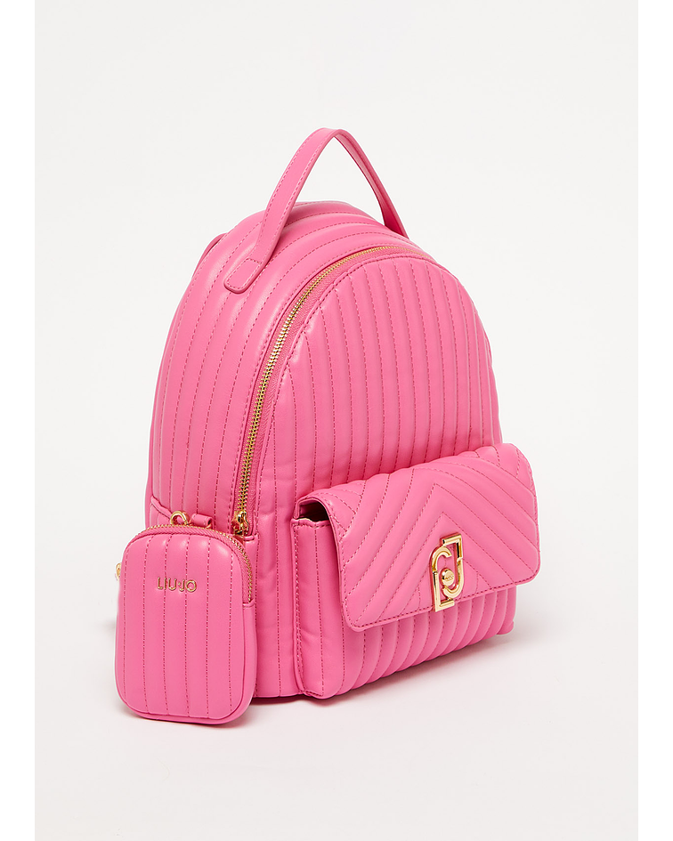 Mochila Acolchoada Rosa - Liu Jo