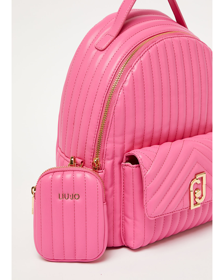 Mochila Acolchoada Rosa - Liu Jo