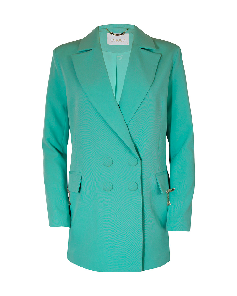 Blazer Cruzado Azul - SAHOCO