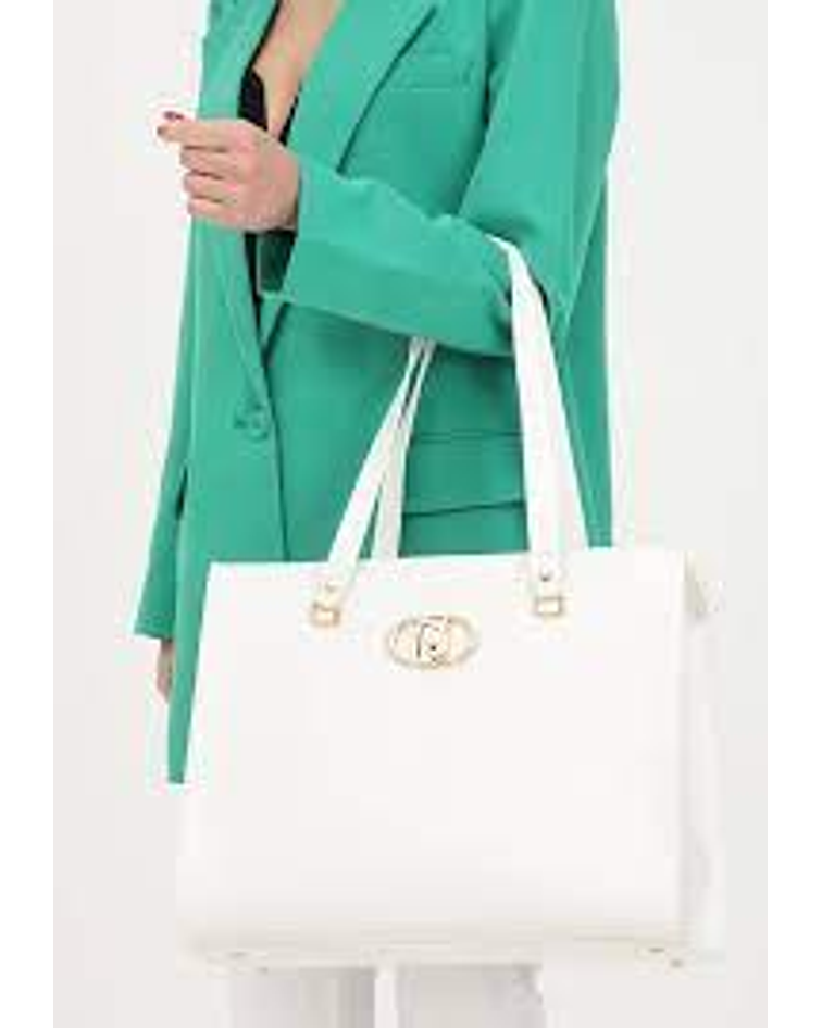 Mala de Ombro Lisa Branco - Liu Jo