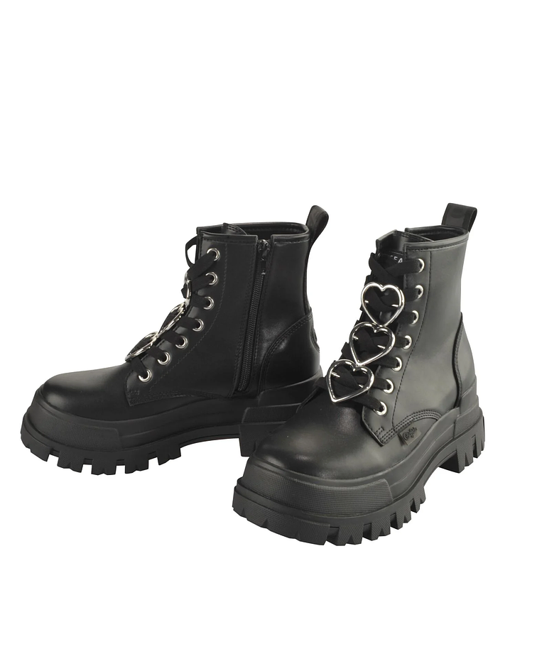 Bota Aspha RLD Heart Preto - Buffalo