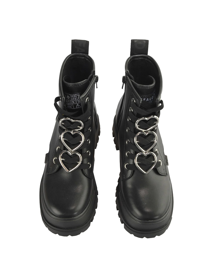 Bota Aspha RLD Heart Preto - Buffalo