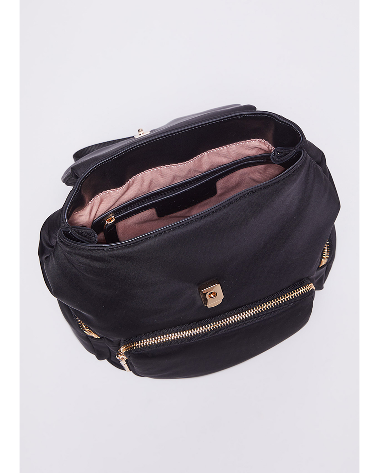 Mochila em Nylon Preto - Liu Jo