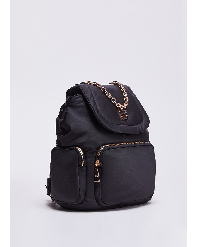 Mochila em Nylon Preto - Liu Jo