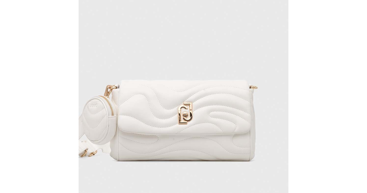 Crossbody com Mini Bolsa Redonda Branca - Liu Jo
