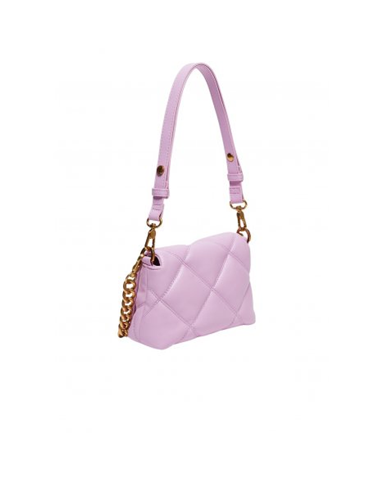 Crossbody Pequena Lapuffy Acolchoada Rosa/Lilás - Liu Jo
