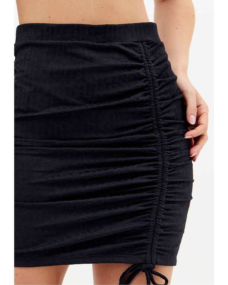 Saia Justa Logo Preto - Lança Perfume