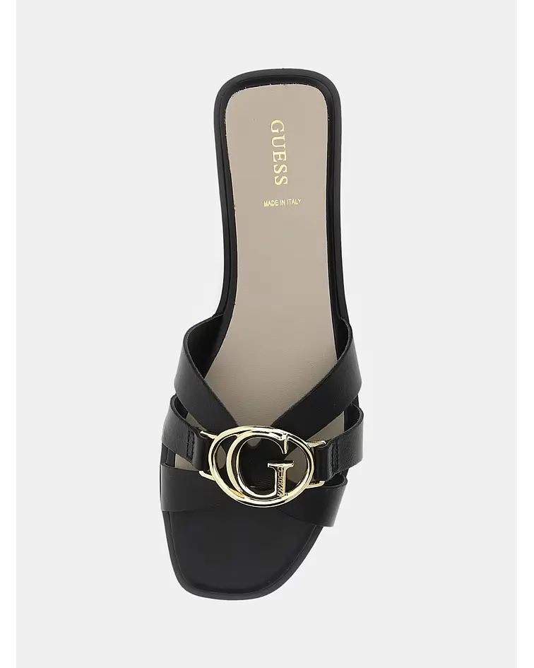 Chinelo Rasteiro Symo Preto - Guess
