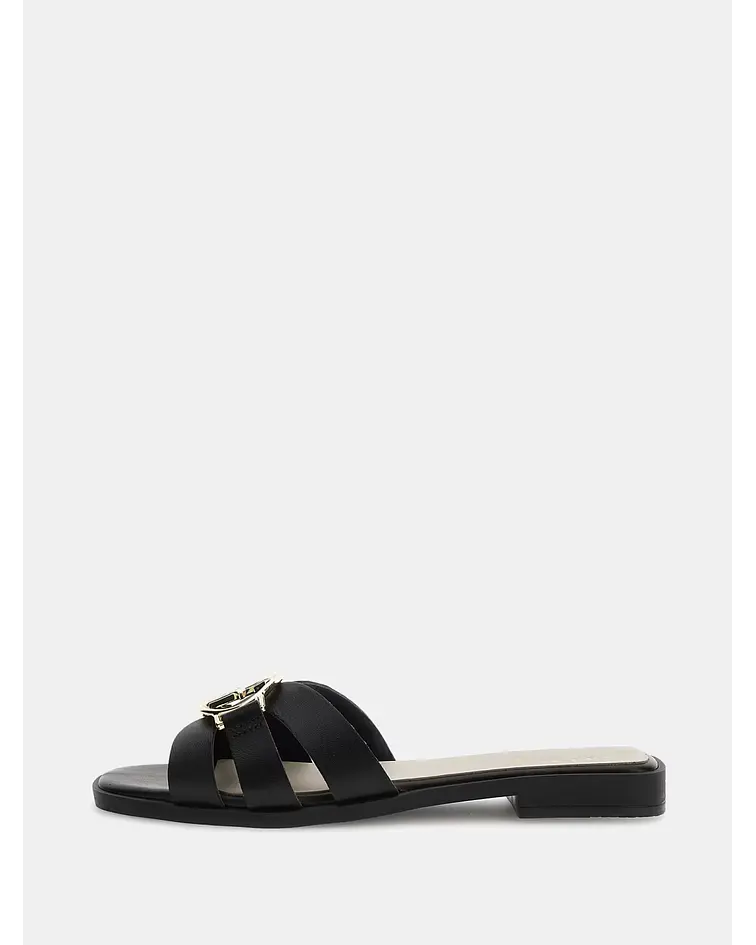 Chinelo Rasteiro Symo Preto - Guess