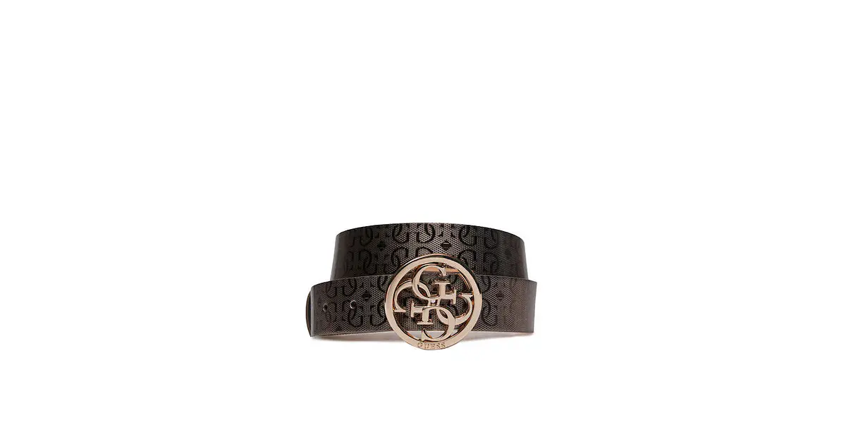 Cinto Jania Logo Laminado Bronze - Guess
